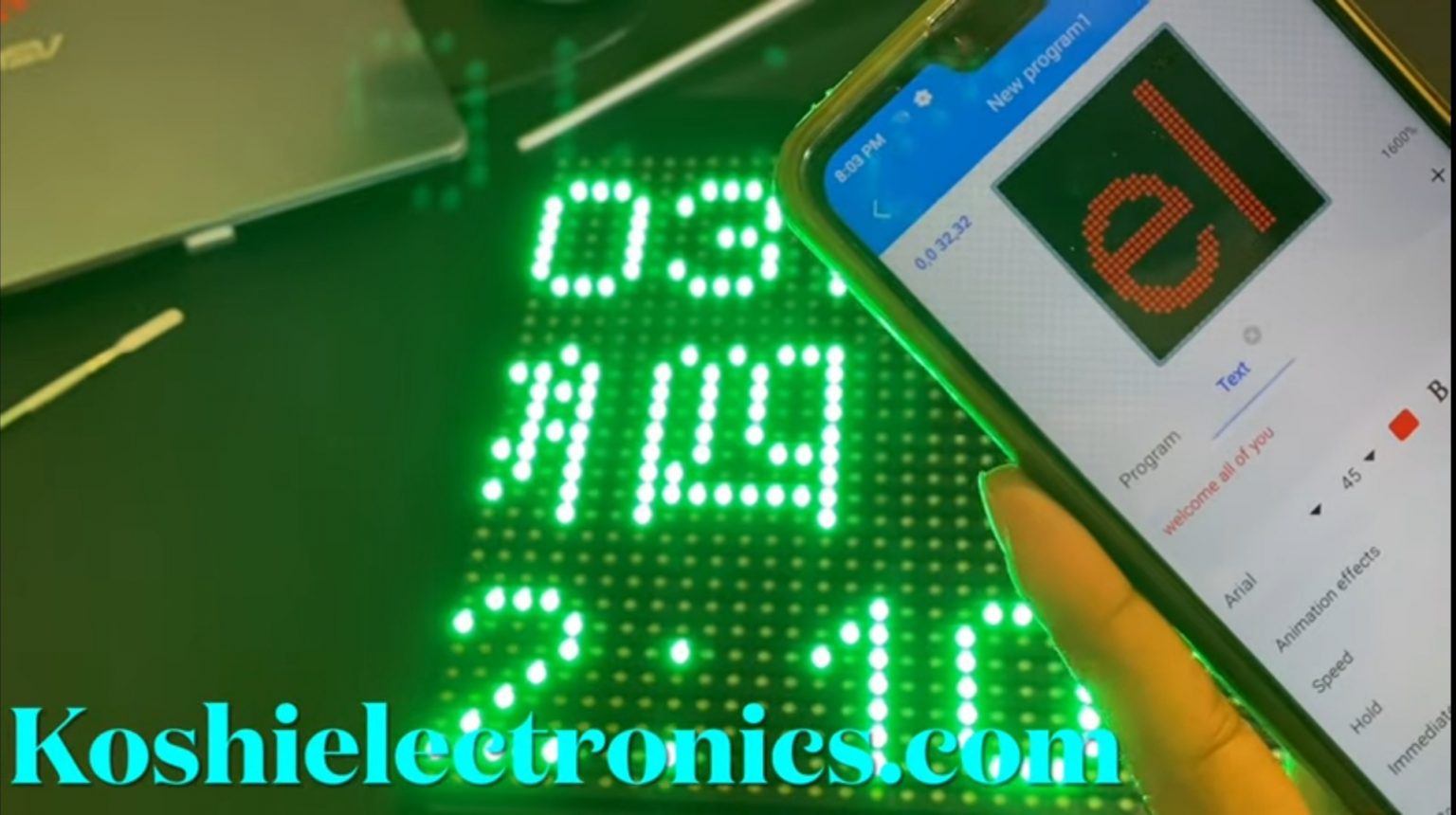 How to make double line P10 display with W0 Wi-Fi controller ...