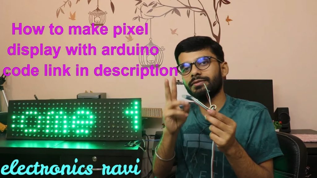 How to make pixel led message display - Electronicsravi.com